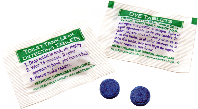 Dye Tabs - Sonoma- Marin Saving Water Partnership